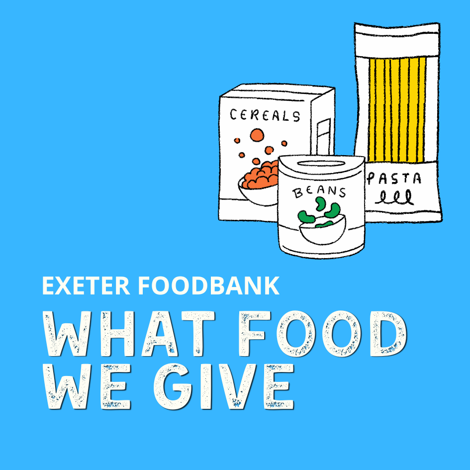 WHAT FOOD WE GIVE? – Exeter FoodBank